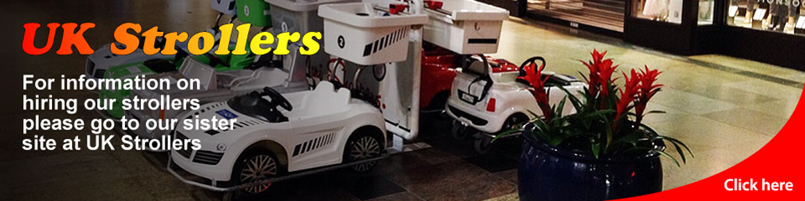 Strollex Shopping Buggies, Shopping Centre Entertainment, Strollex Mini Shoppers